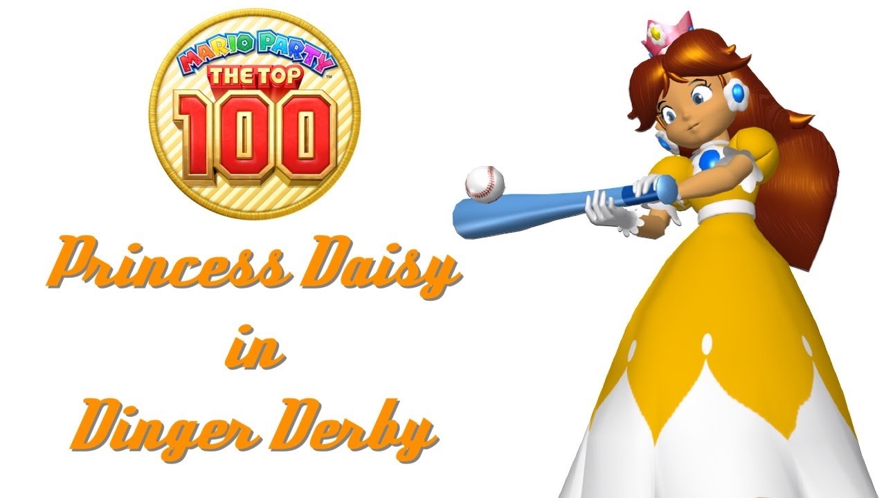 Mario Party The Top 100 - Princess Daisy in Dinger Derby - YouTube