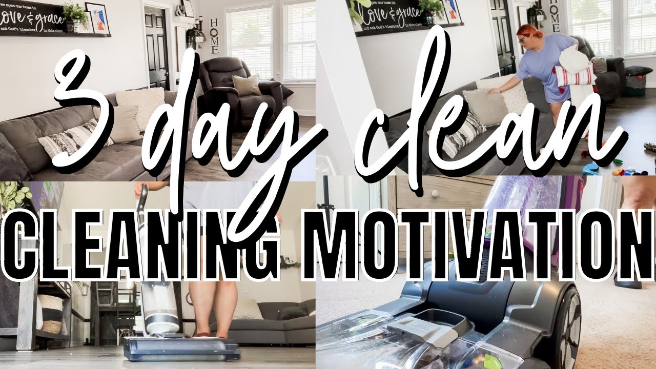 NEW GET IT ALL DONE CLEANING MOTIVATION 2022 | 3 DAY CLEAN WITH ME ...