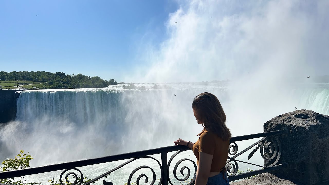 Niagara fall Ontario Canada . Journey behind the fall - YouTube