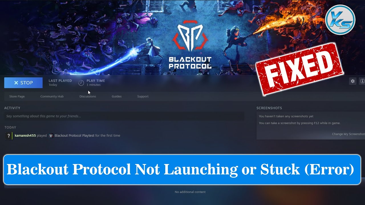 How To Fix Blackout Protocol Launching The Game Failed, Black Screen ...
