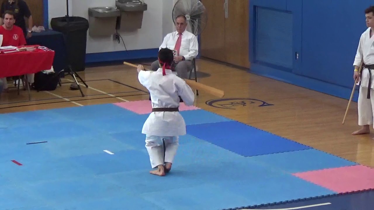 05 19 19 Koei-Kan Karate Tournament Dylan (Weapons) and Eddie (Weapons ...