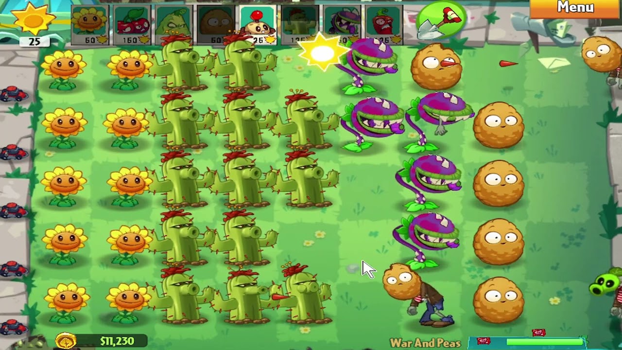 [PVZ 3 Pak] Zombotany [Minigame] Plants vs Zombies [PC] Gameplay - YouTube