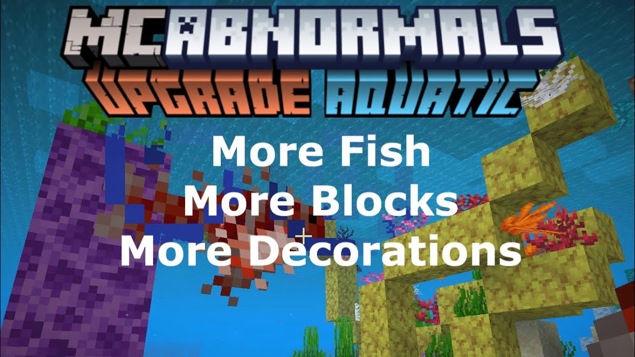 Upgrade Aquatic Mod Showcase - Explore the Oceans! - YouTube