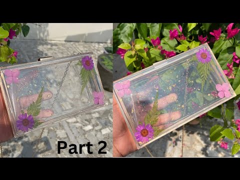 OBSESSED! 😍 Epoxy Resin Book Clutch Purse | Next Level DIY Resin Art ...