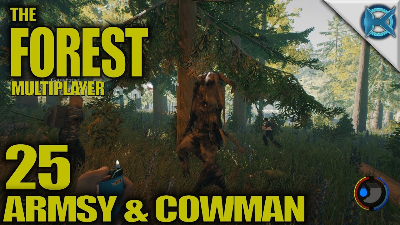 The Forest | EP 25 | Armsy & Cowman | Multiplayer Let's Play Gameplay ...
