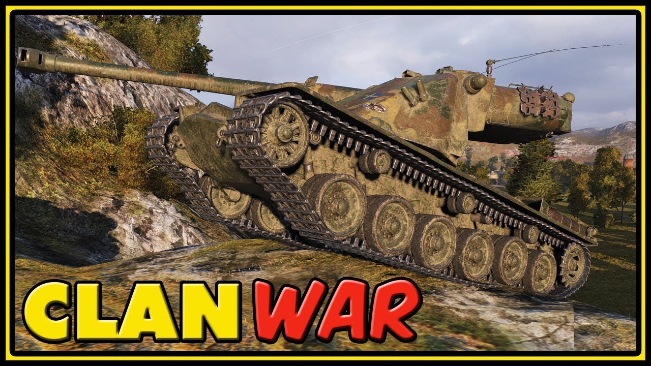 Clan War - Kranvagn - 10K Dmg - World of Tanks Gameplay - YouTube
