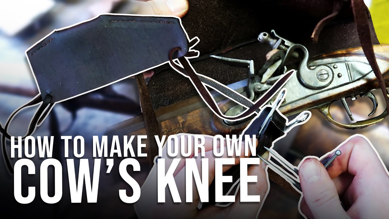 How to make your own Cow's Knee Lock Cover for your Flintlock Muzzle ...