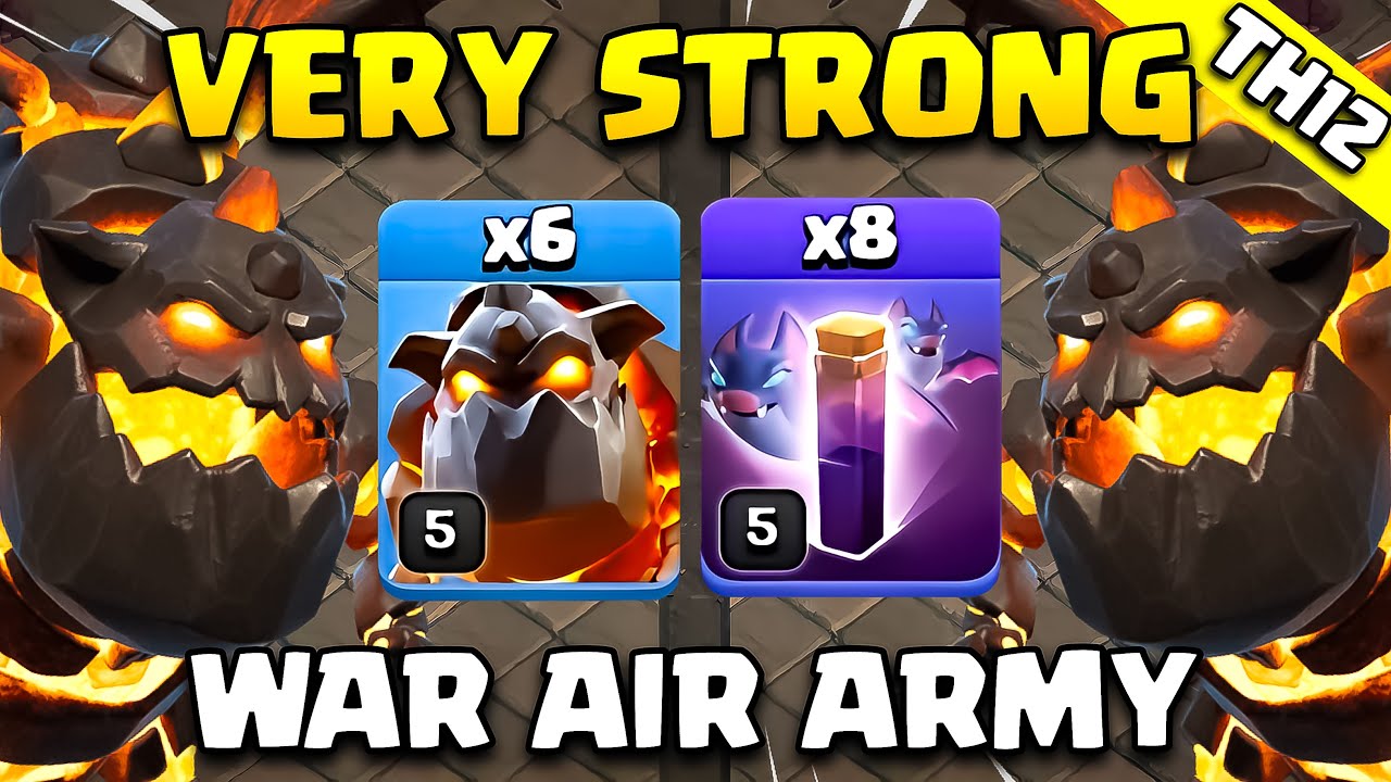 VERY STRONG LAVA BATS | TH12 Attack Strategy 2024 | Coc - YouTube