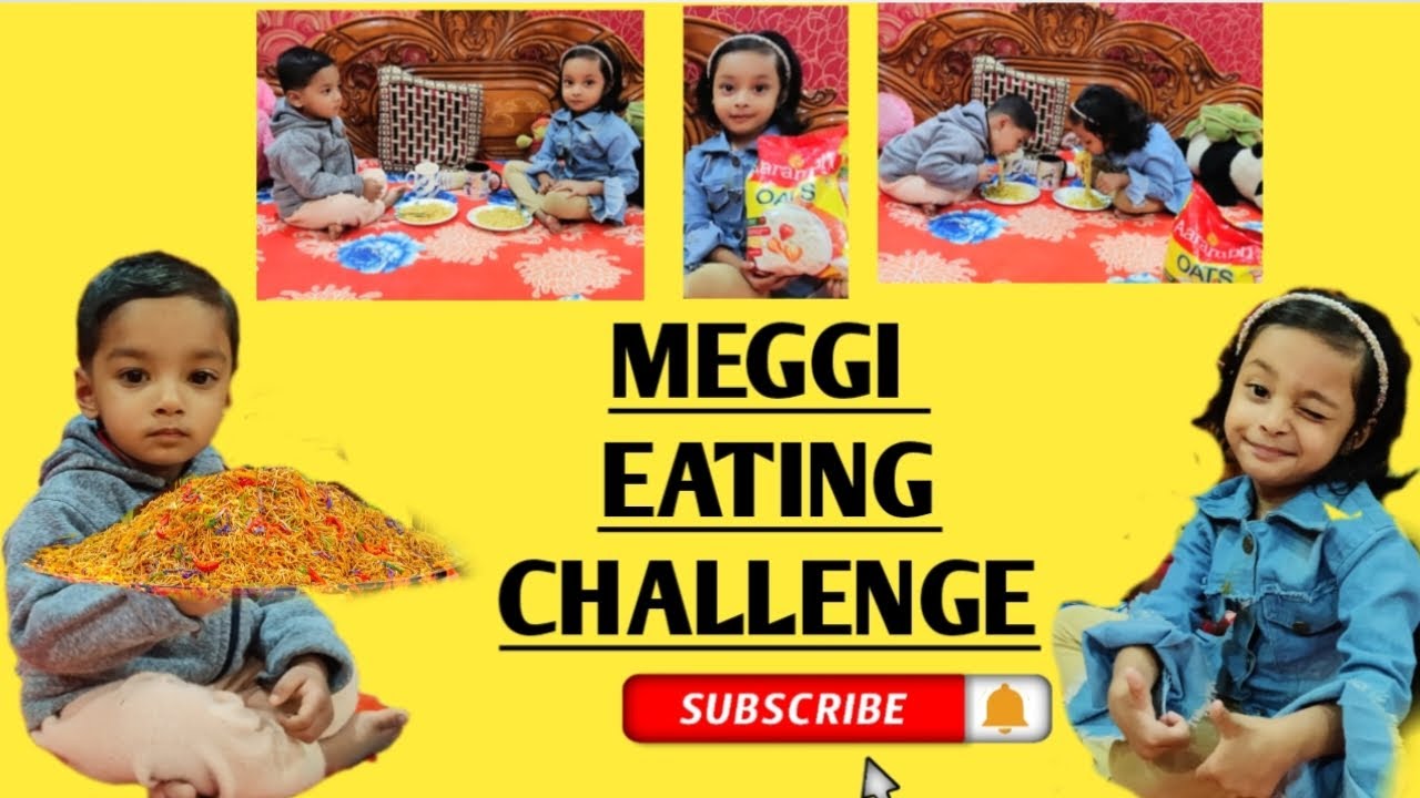 🤤🤤🍜Meggi eating chellenge# Meggi খাবার চ্যালেঞ্জ ## 🤣🤣😂🙏 - YouTube
