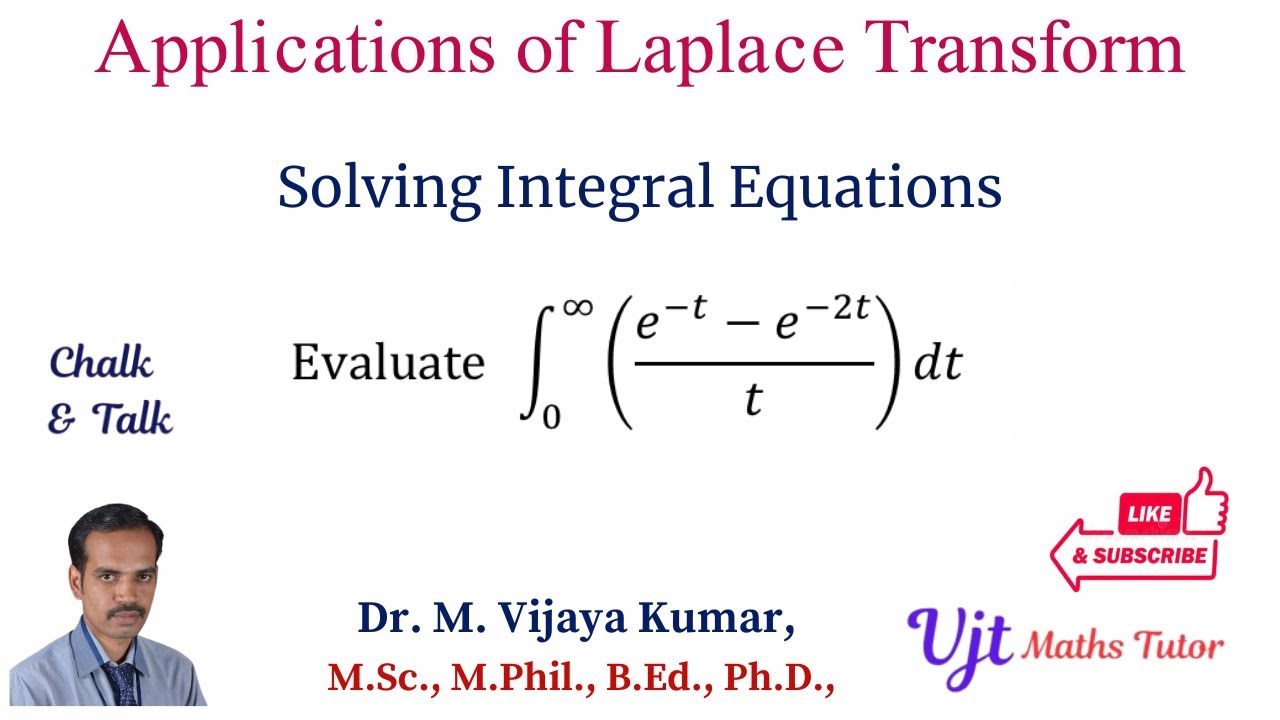 Laplace Transform | Solve Integral Equation | MA3353 | Transforms and ...