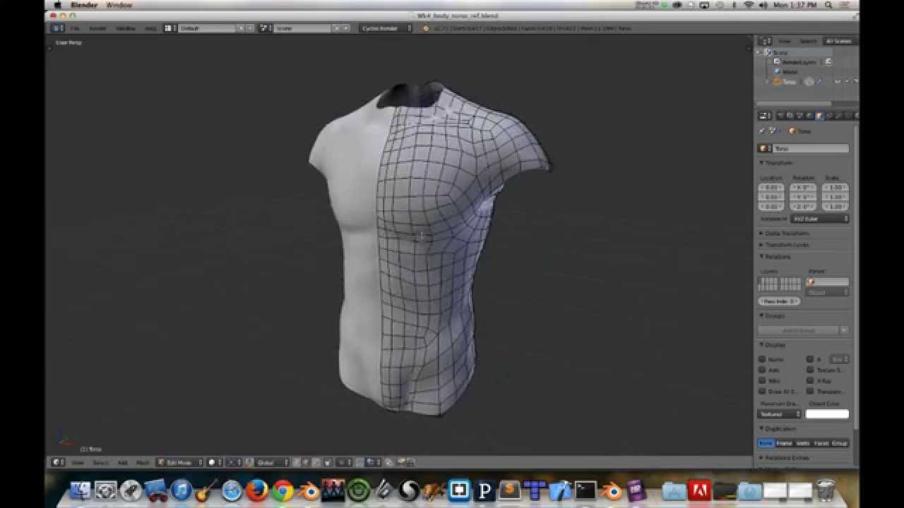 Character Creation 04 - Torso - YouTube