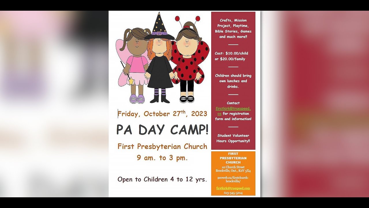 PA Day Camp - YouTube