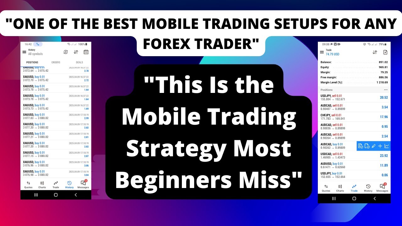Trade From Your Phone Like a Pro 📱 Simple Mobile Forex Strategy Made ...