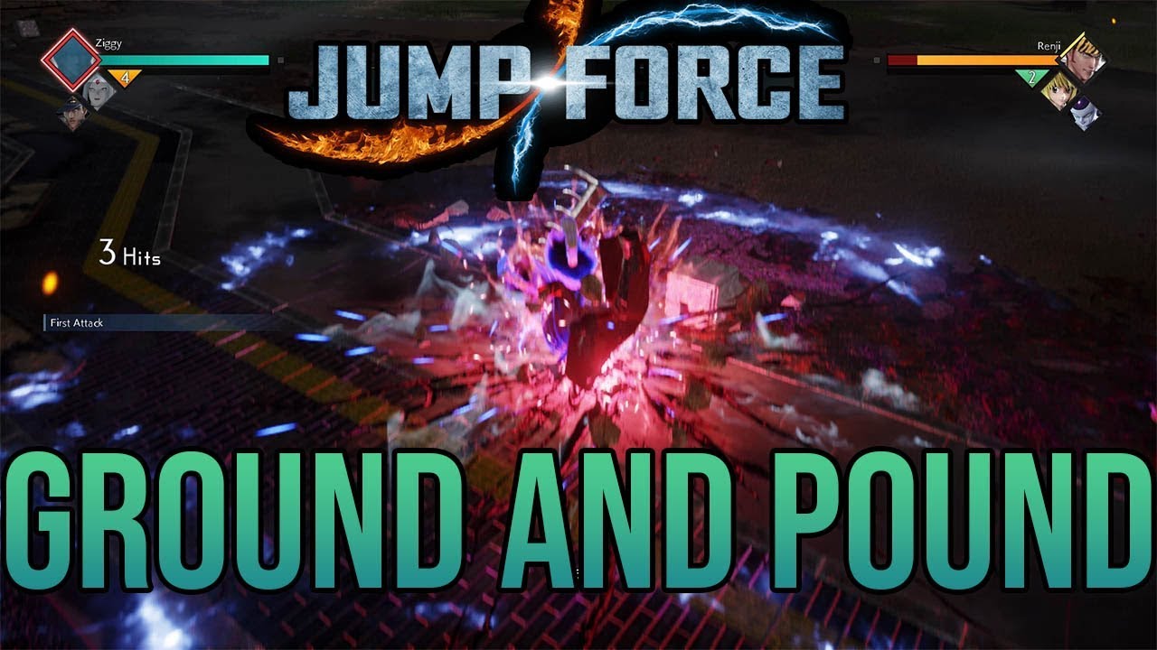 Jump Force - CaC Build Ground and Pound - YouTube