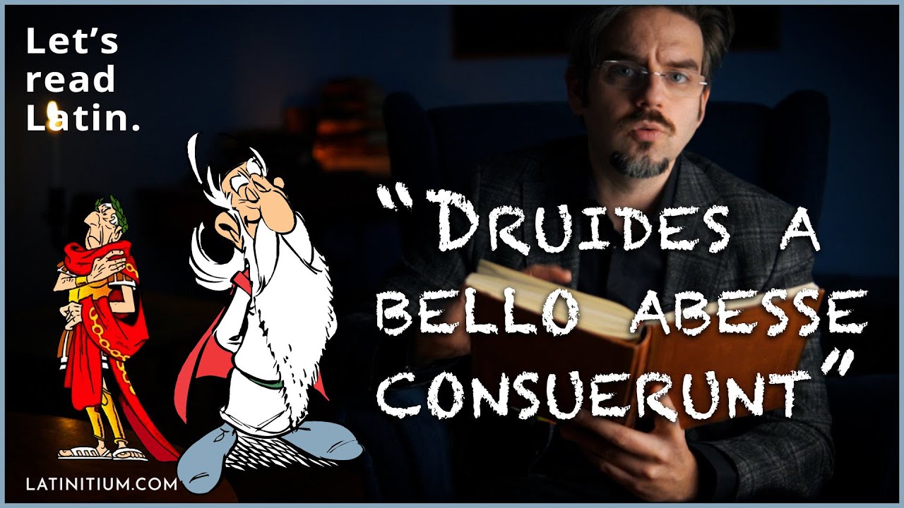 Julius Caesar and the druids | Latin book club - YouTube