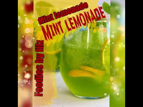 mint lemonade | lemo Pani | foodies by filz - YouTube