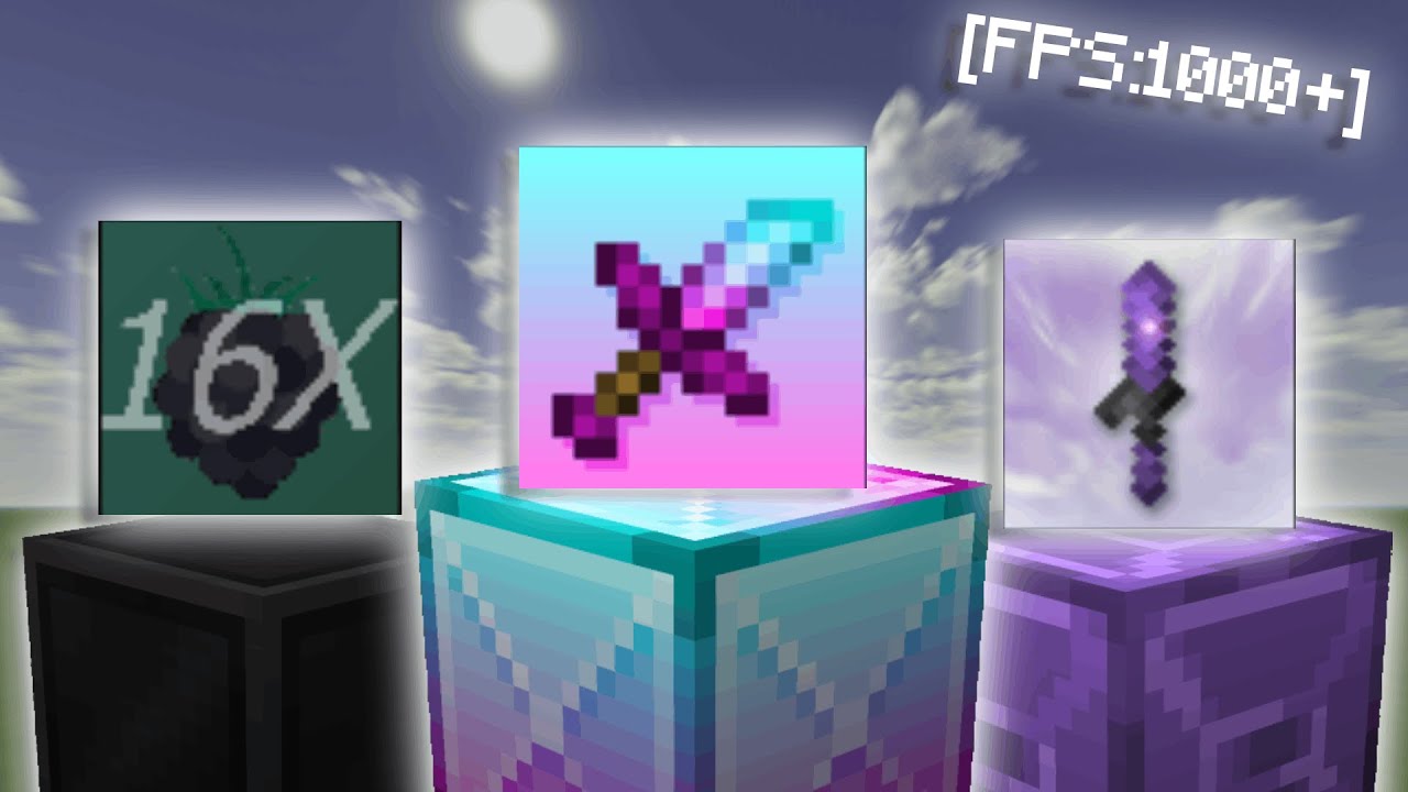 These 16x packs will BOOST your fps (with keyboard + Mouse sounds ...