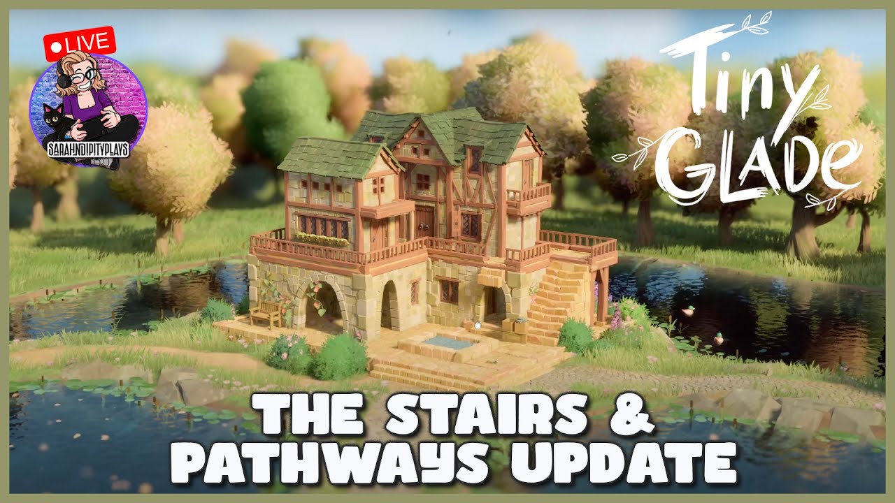 Tiny Glade: The Stairs & Pathways Update! #tinyglade #cozygaming # ...