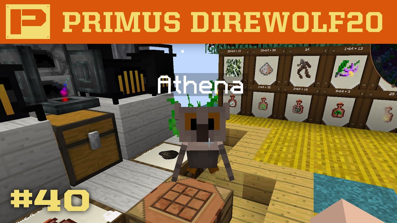 Primus Direwolf20 - Witchery Owl Familiar - 040 - YouTube