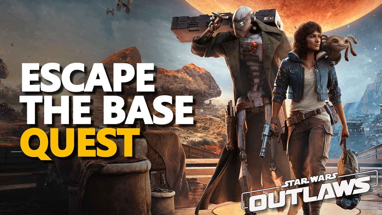 Escape the base Star Wars Outlaws - YouTube