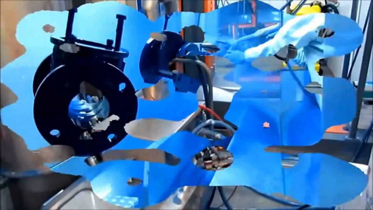 Valve Painting Plant - ELECTRON - YouTube