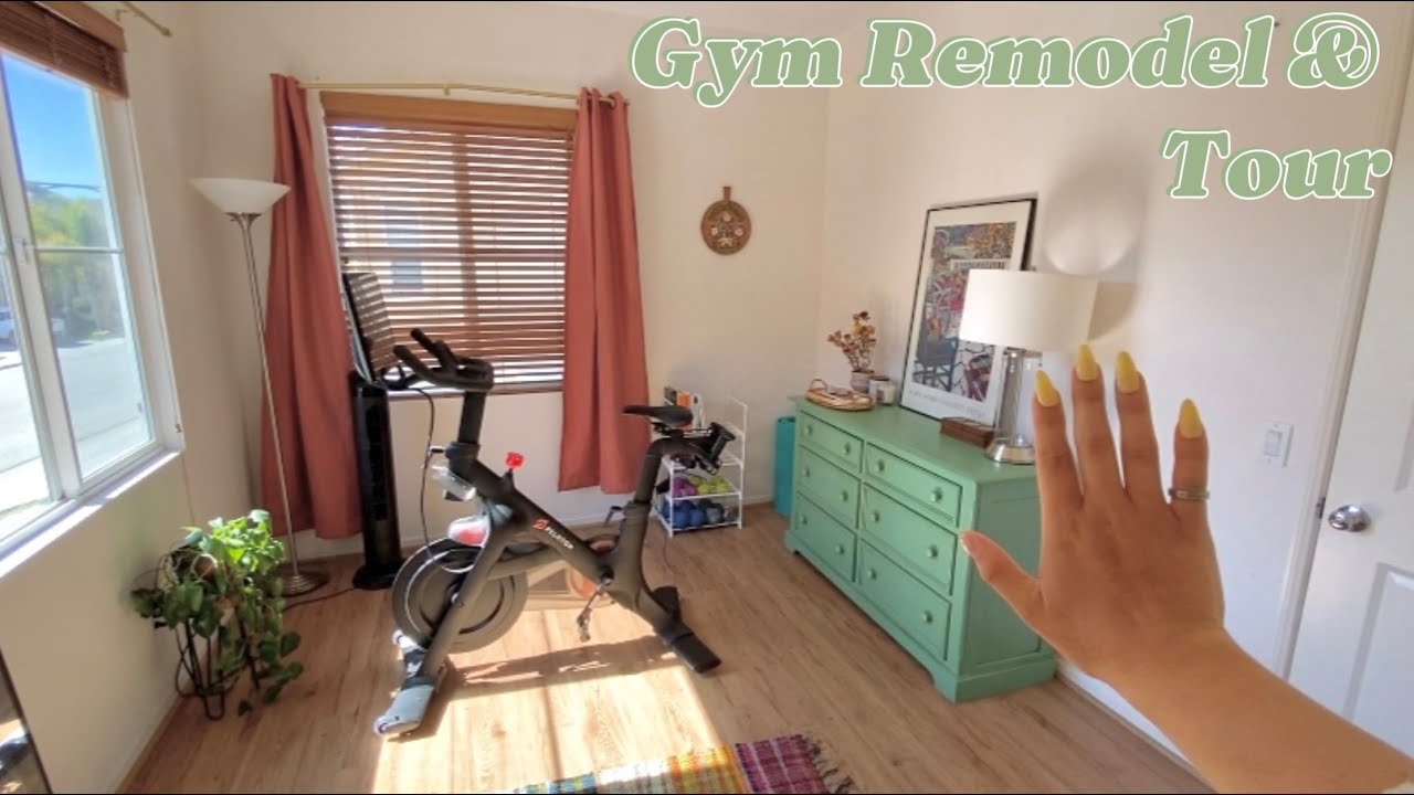 ASMR: Decorating My Home Gym + Tour 💪🏋️‍♀️ - YouTube