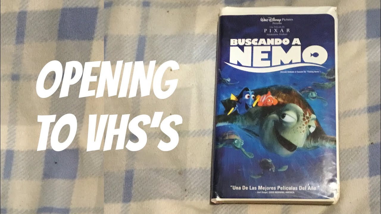 Opening to Finding Nemo (Buscando a Nemo) 2003 VHS (US Spanish Copy ...