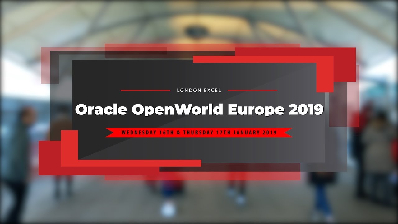 Oracle OpenWorld Europe 2019 - YouTube