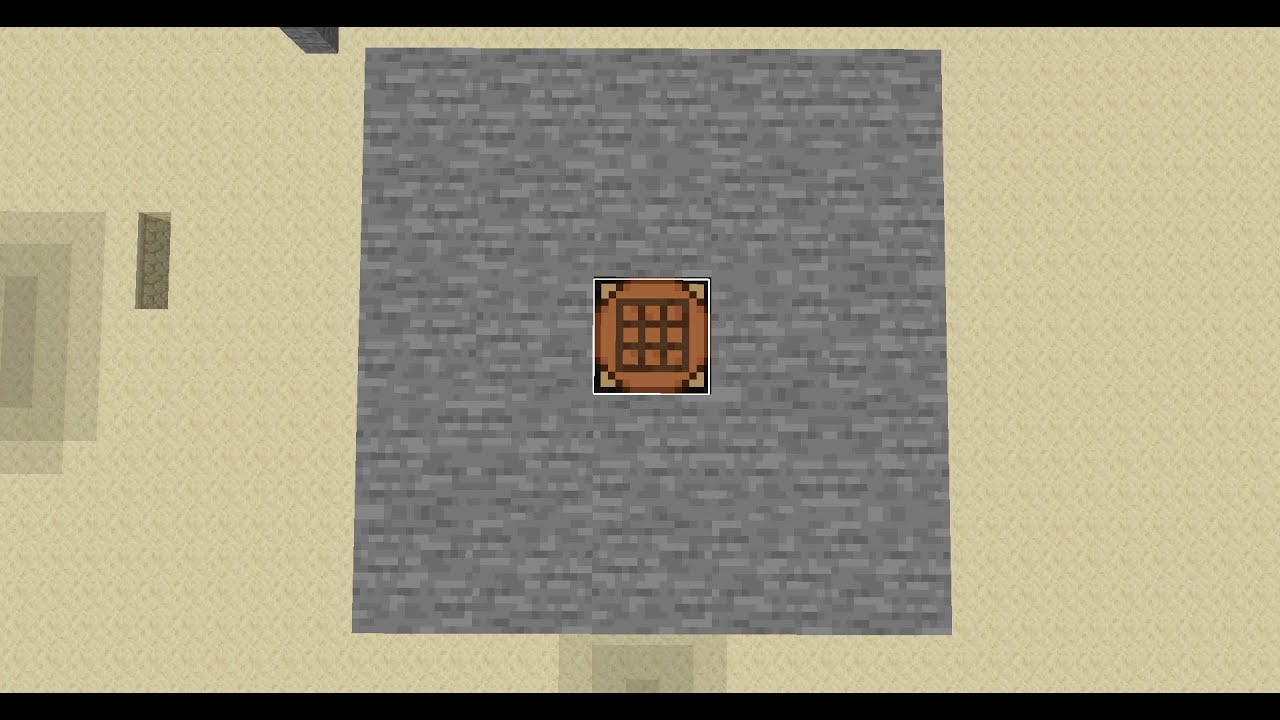 Exploding crafting table trap - YouTube