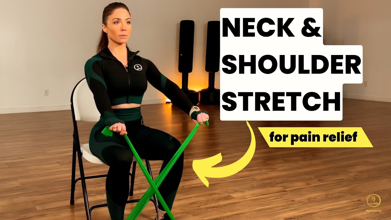3 Quick Exercises To Stretch Your Shoulder & Neck For Pain Relief | Do ...