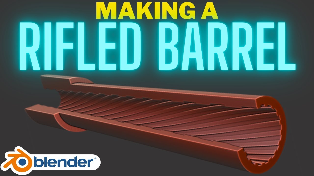 Making a rifled barrel to specific dimensions - YouTube