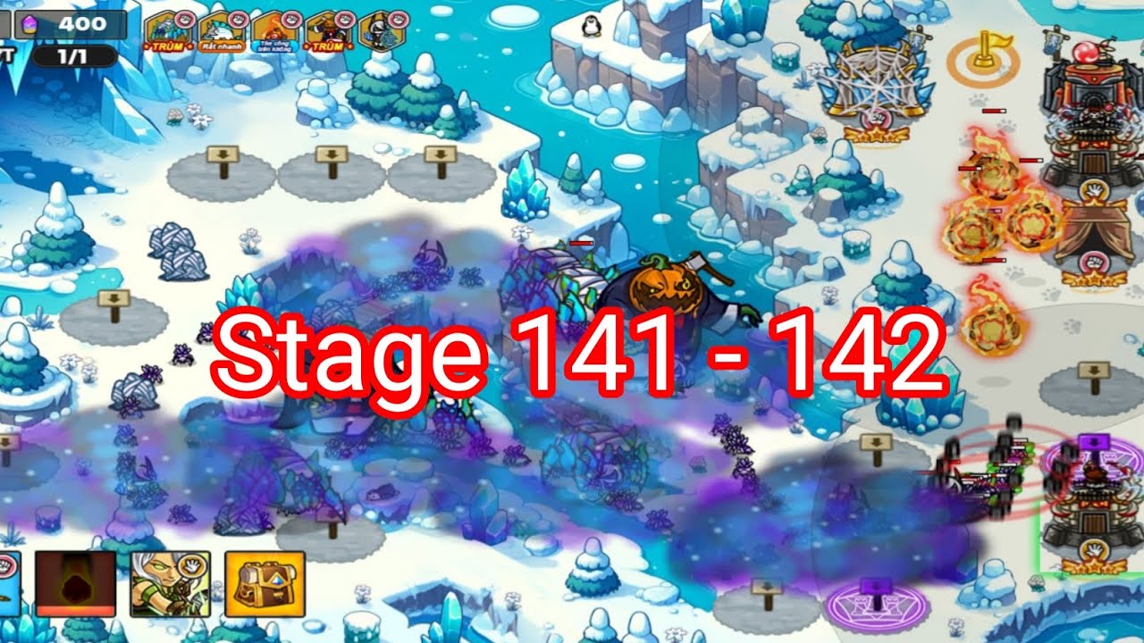 Gold tower defence M tập 57 : Stage 141 - 142 - YouTube
