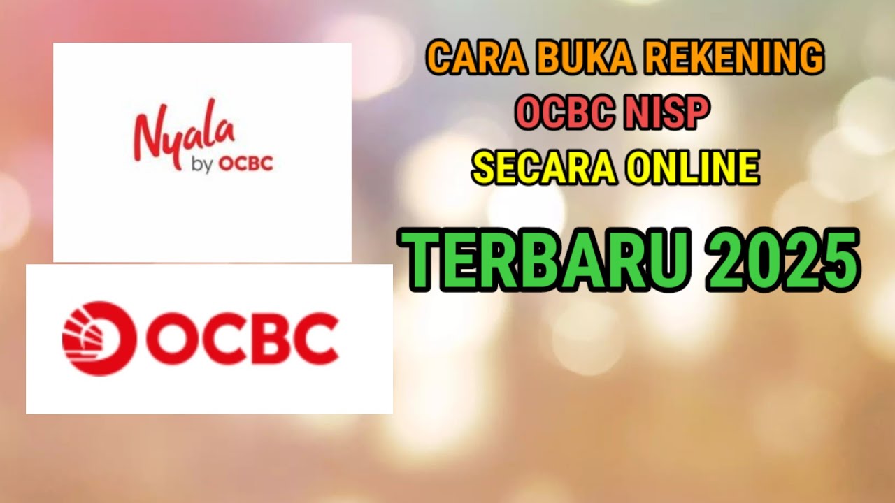 Cara Buka Rekening Tanda 360 Plus Di Aplikasi Ocbc Mobile - YouTube