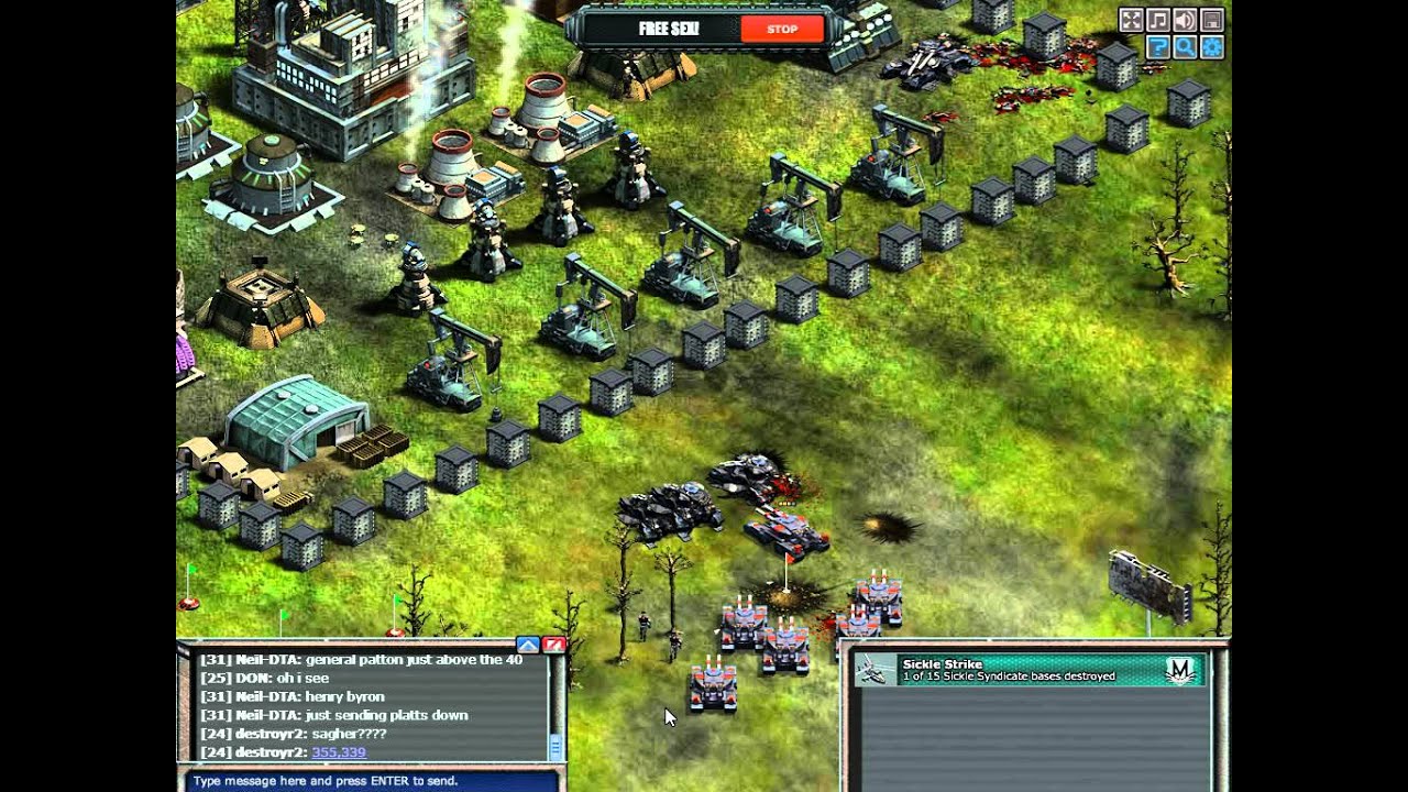 Laser Turrets Vrs Mega Tanks. War Commander. - YouTube