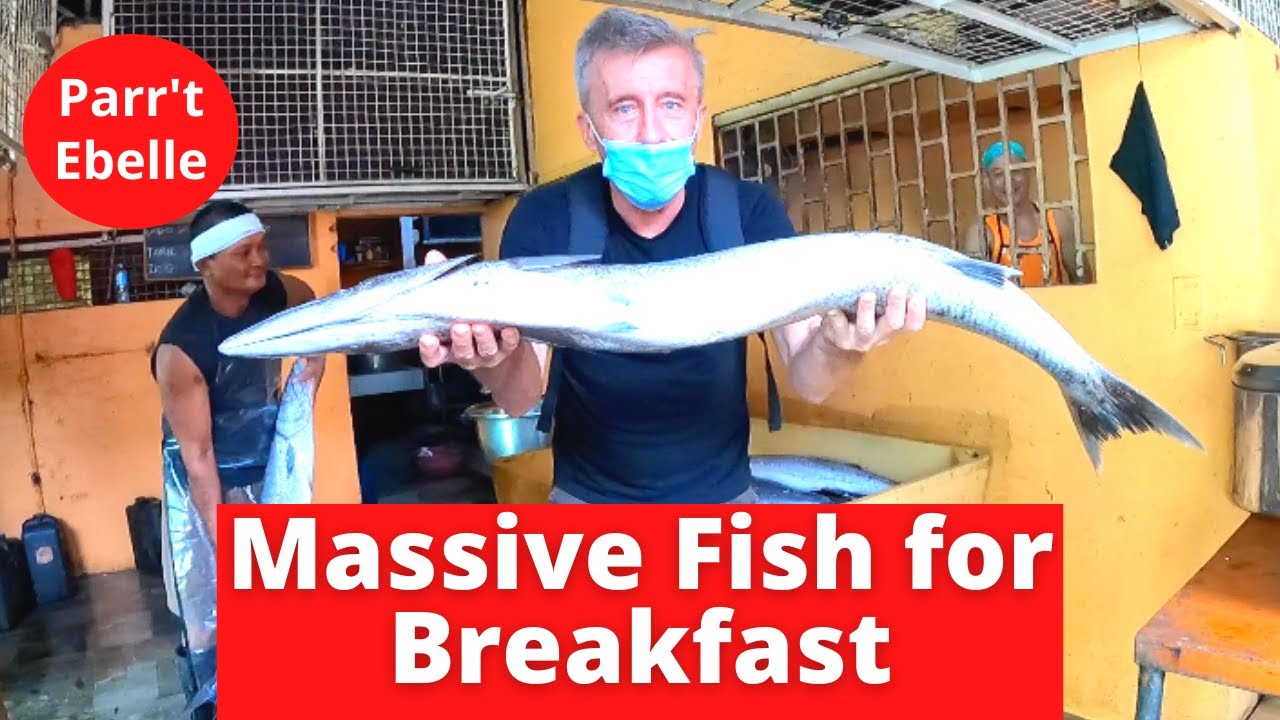 MASSIVE FISH BREAKFAST at Parr't Ebelle Tinola, Cebu City - YouTube