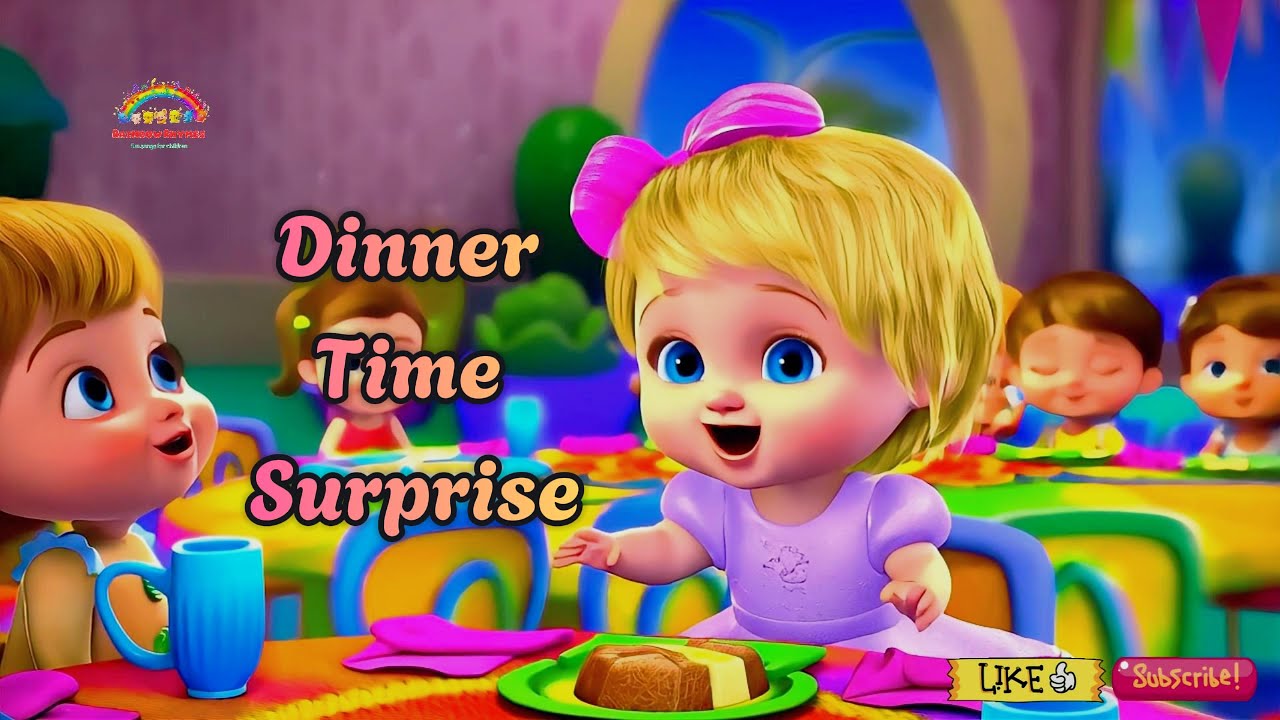 Dinner Time Surprise | Good Healthy Habits For Children | Nursery ...