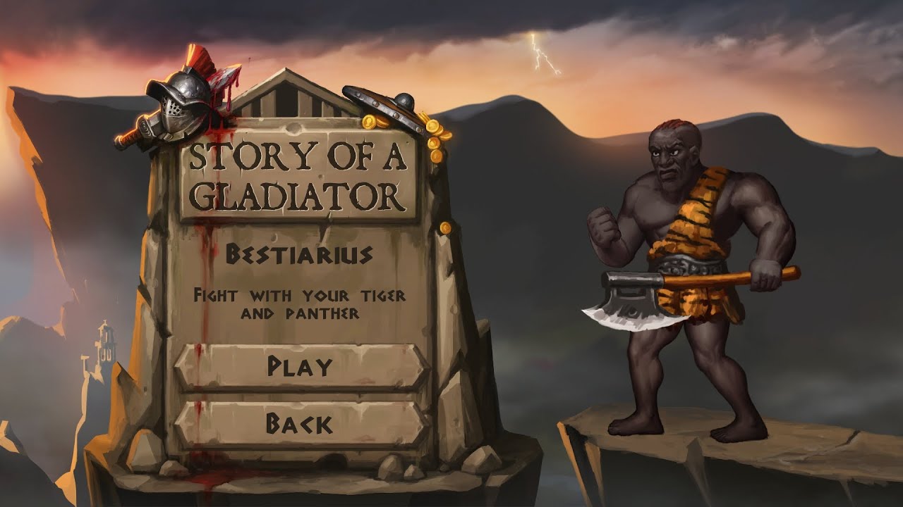 Story of a Gladiator tournament Bestiarius - YouTube