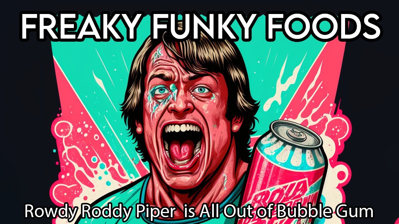 Rocket Fizz: Rowdy Roddy Piper “All Out of Bubble Gum” Bubble Gum Soda ...