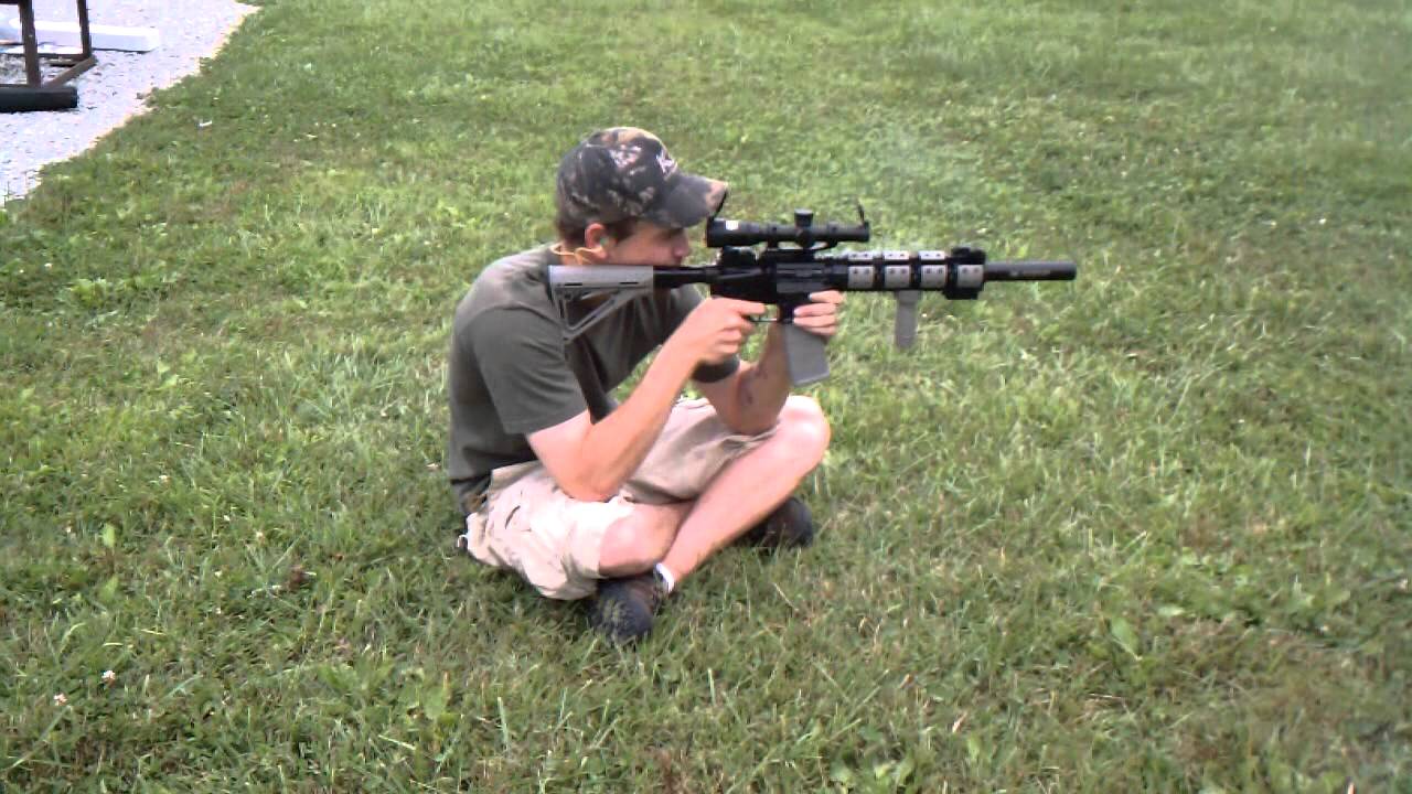 S&W M&P 15T ar15 with nikon m223 scope - YouTube