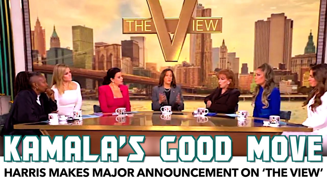 Kamala Harris Makes Major Announcement On ‘The View’ - YouTube