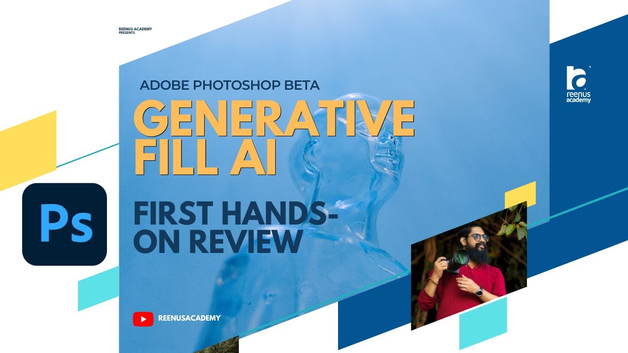 Generative Fill AI using Adobe Firefly | First Hands-on Review | Reenus ...