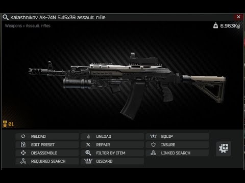 AK Grenade Launcher - Escape From Tarkov - YouTube