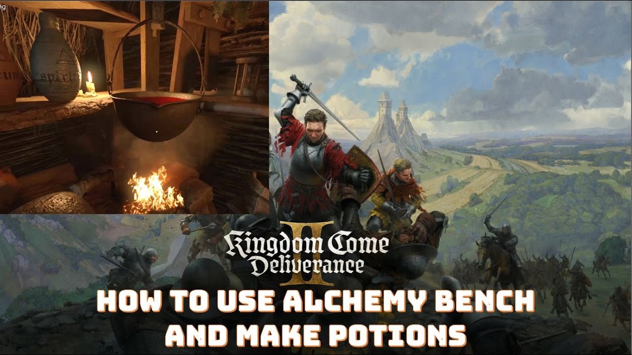 Kingdom Come Deliverance 2 How to use Alchemy bench and make potions ...