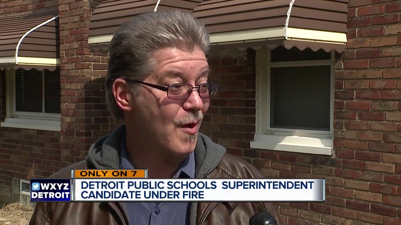 Detroit Public Schools superintendent candidate under fire - YouTube