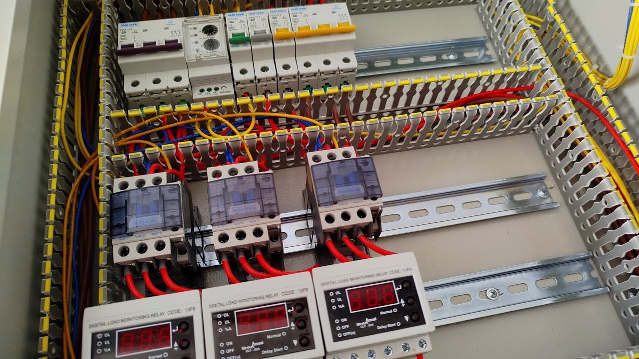 Industrial electrical panel wiring(from start to finish with all ...