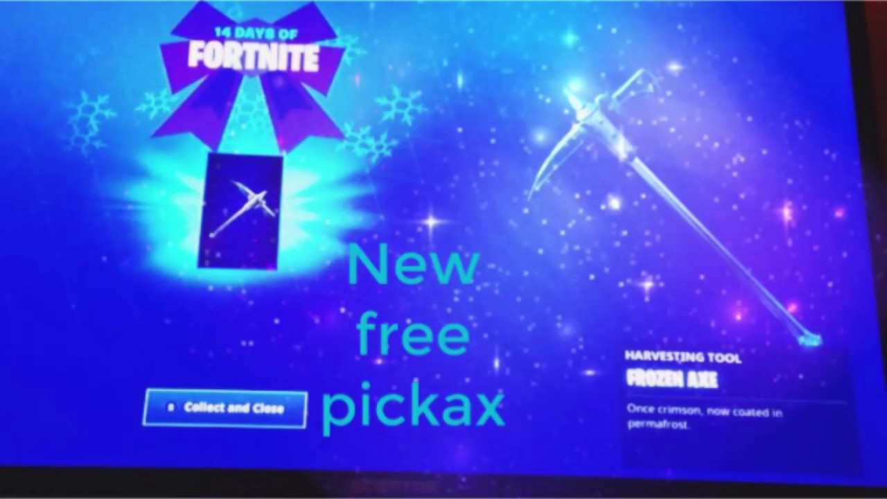 New free pickax from fortnite - YouTube