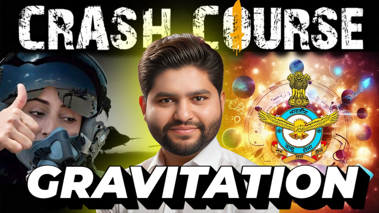 Airforce Crash Course 19 | Important topic - Gravitation Numerical ...