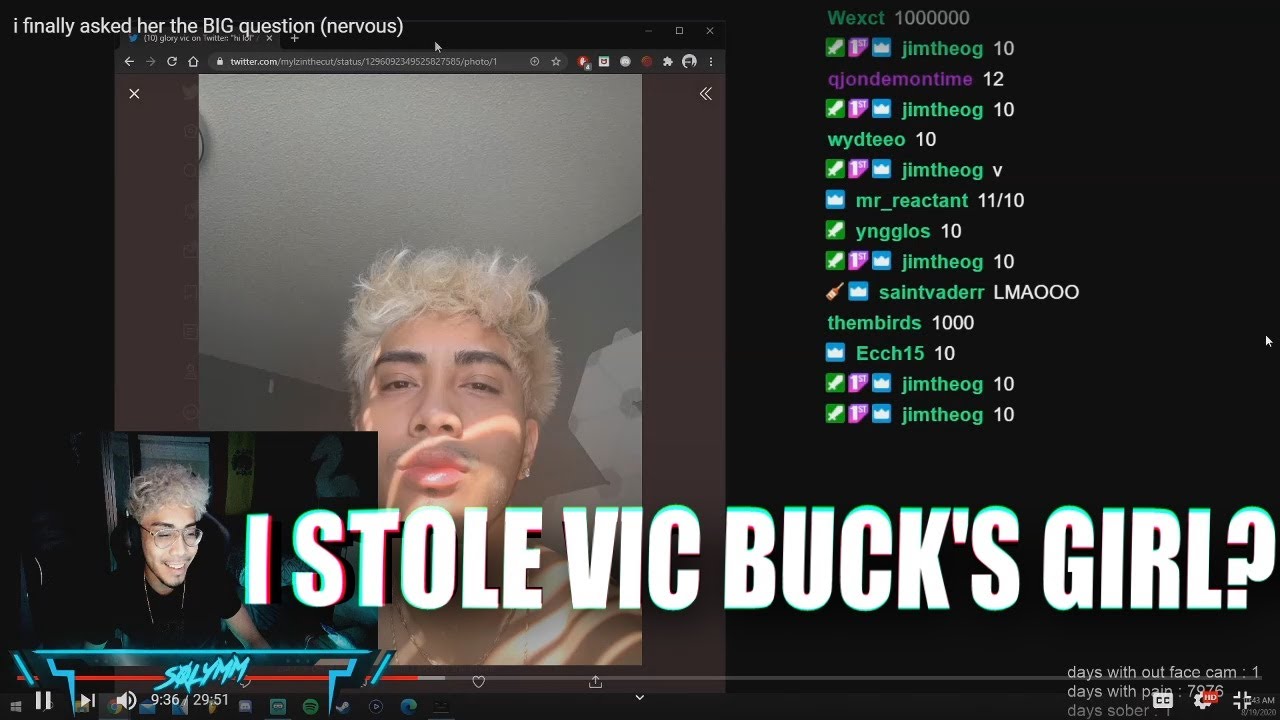 Vic Buck's GF Rates ME a 10! *YURI* | Solymm Stream Highlights #86 ...