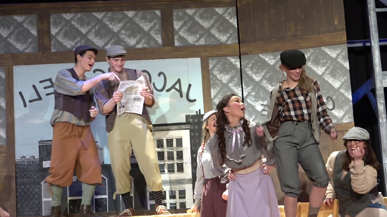 Newsies Act II Scene 1 clips, alternative view - YouTube