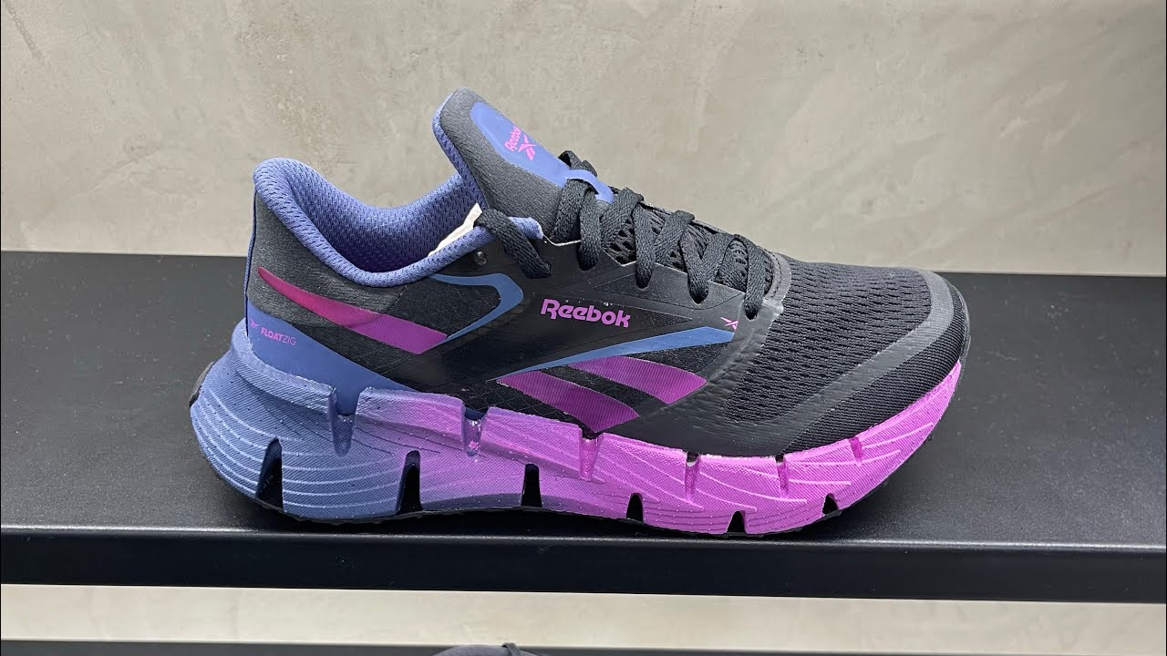 Reebok FloatZig 1 (Black/ Twilight Purple/ Purple Rave) - Style Code: 100226345 - YouTube